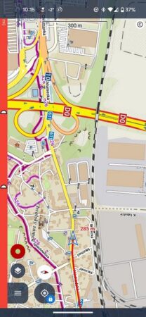 New Locus Map 4.14 works with bike radar