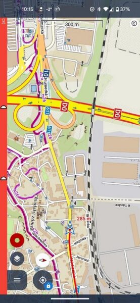 New Locus Map 4.14 works with bike radar