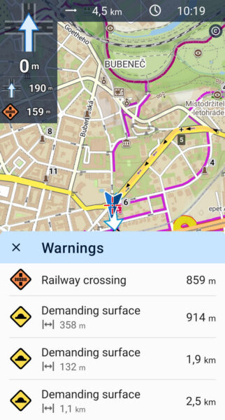 New Locus Map 4.19 Heading for Even Better Route Planning