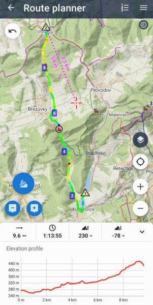 New Locus Map 4.19 Heading for Even Better Route Planning